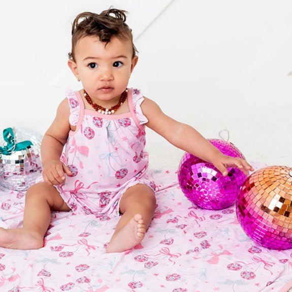 Bestaroo - Super - Soft - Bamboo - Bowtastic Boogie Bubble Romper