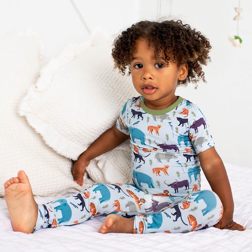 Bestaroo Super Soft Bamboo Jungle Jammies S S Pajama