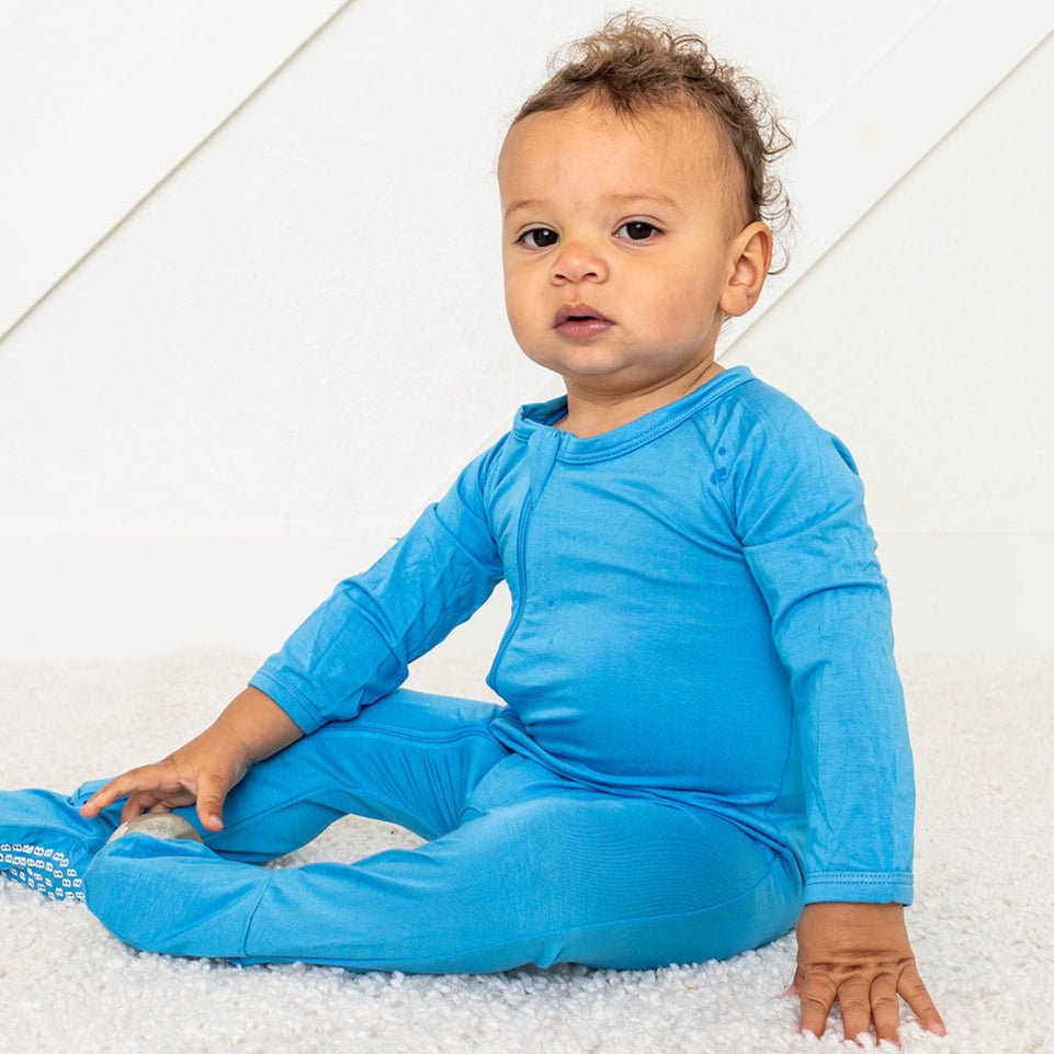 Bestaroo - Super - Soft - Bamboo - Royal Blue Footie